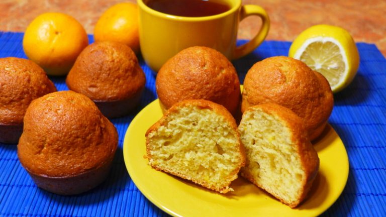 Super Moist, Tender Lemon Muffins - Kitchen Cookbook