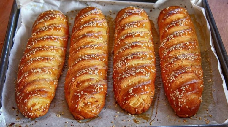 Sesame Sandwich Rolls - Kitchen Cookbook