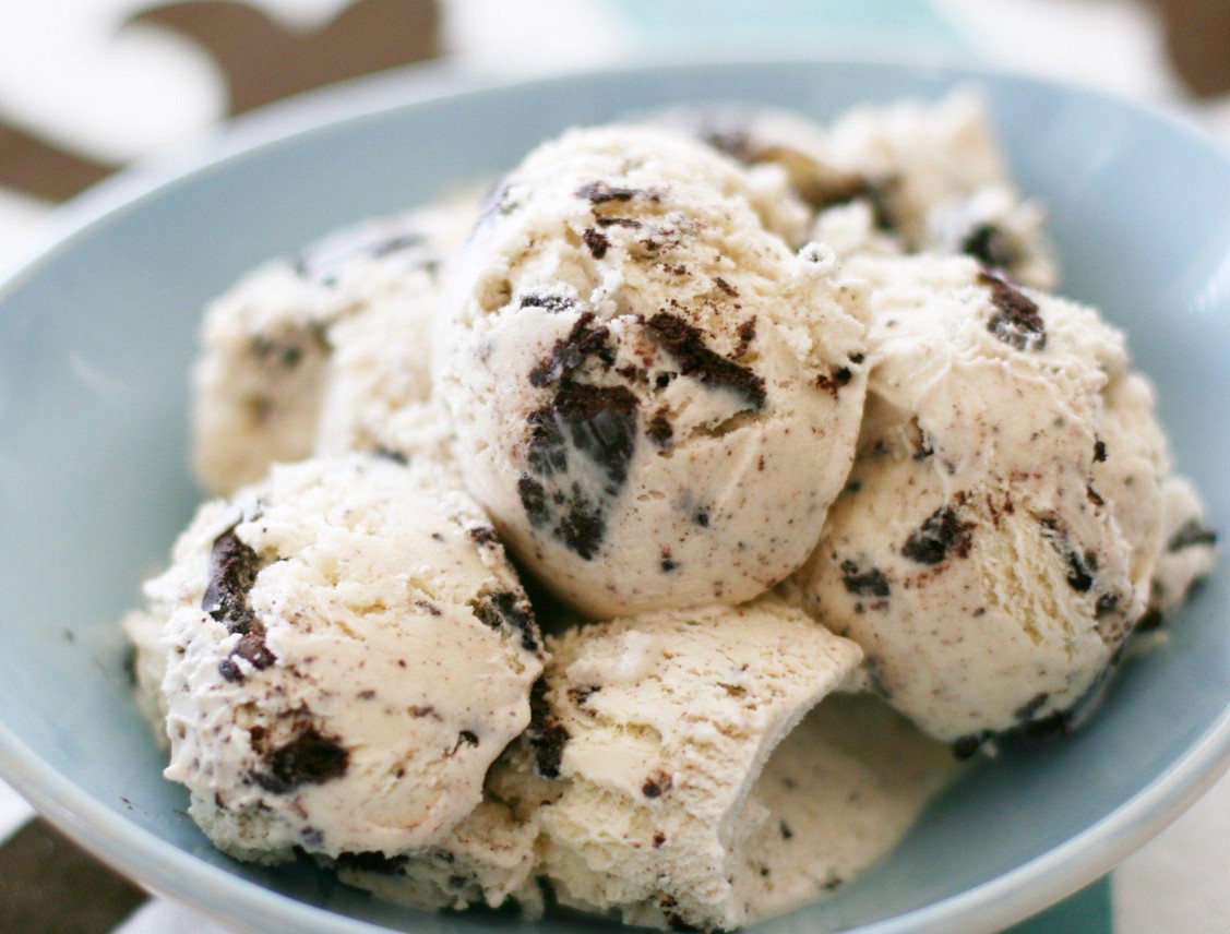 Homemade Oreo Ice Cream Recipe - Kitchen Cookbook