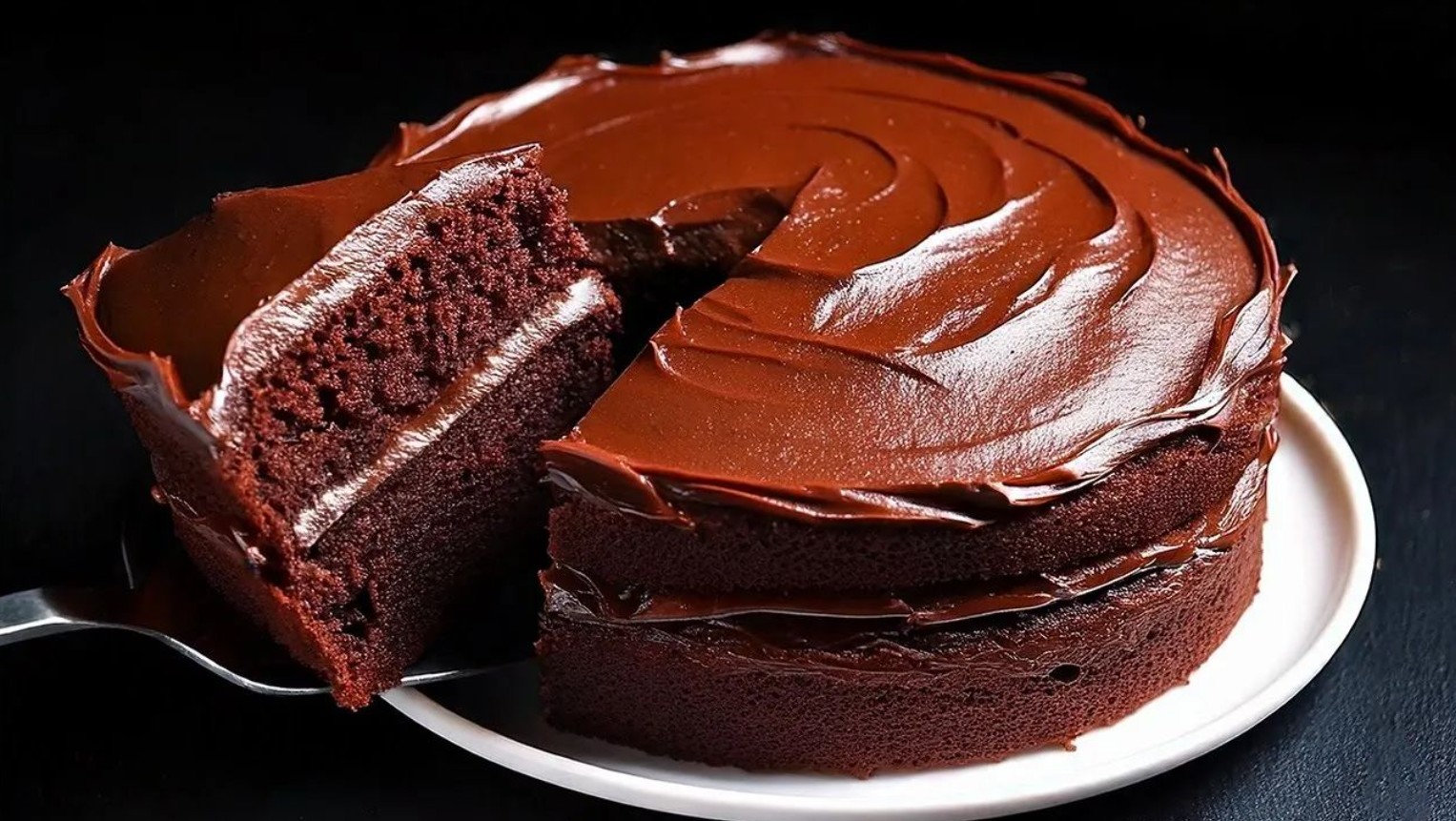 Moist and Delicious Chocolate Cake Recipe - Kitchen Cookbook