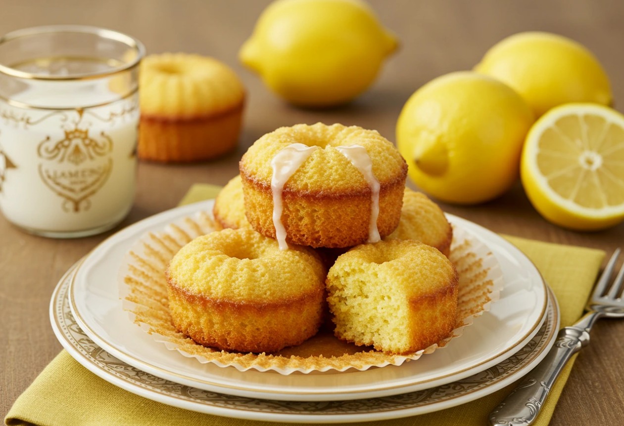 Lemon Mini Bundt Cakes - Kitchen Cookbook
